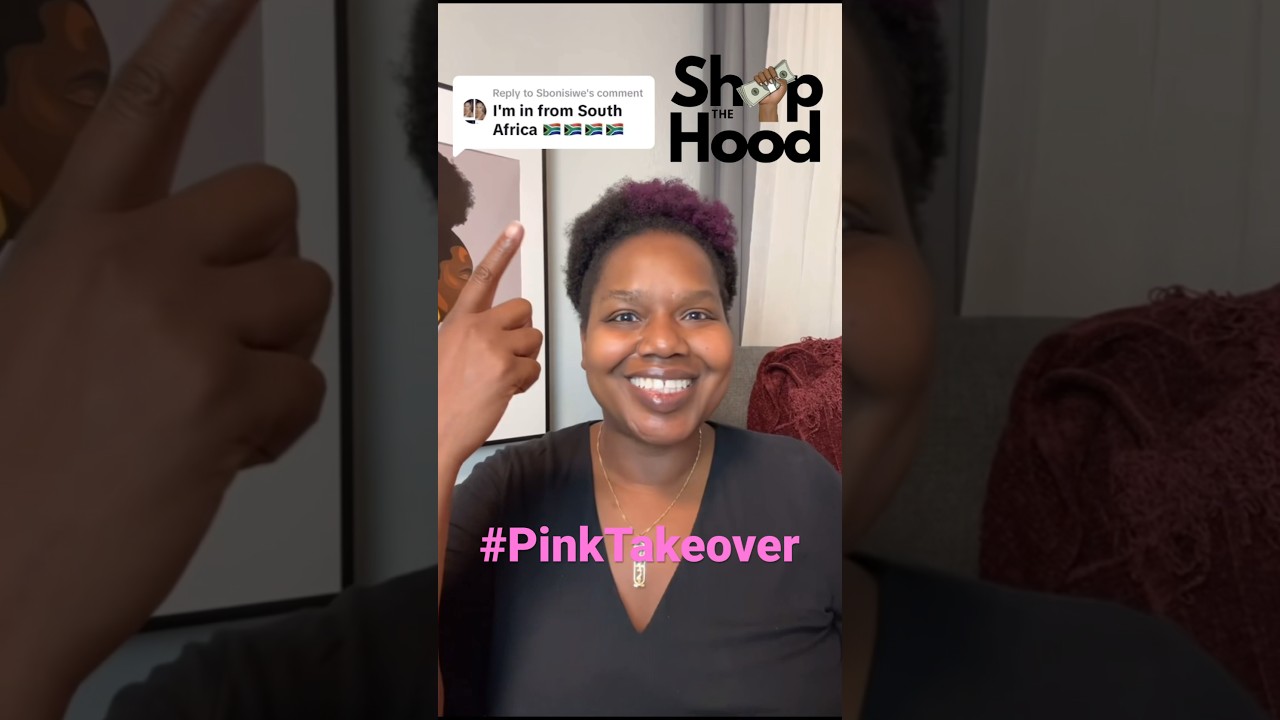 Black Woman around the world going pink for #pinktakeover to show # ...