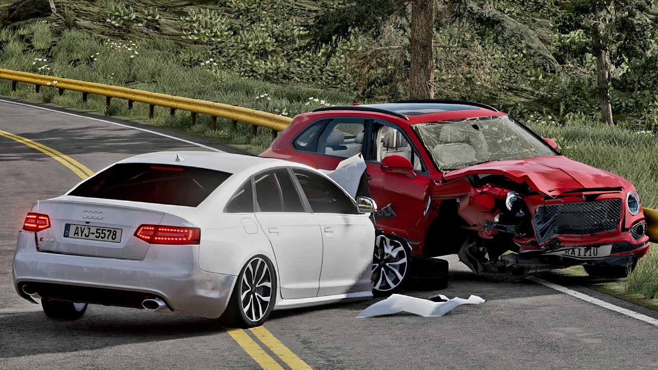 Realistic Car Crashes #328- BeamNG Drive - YouTube