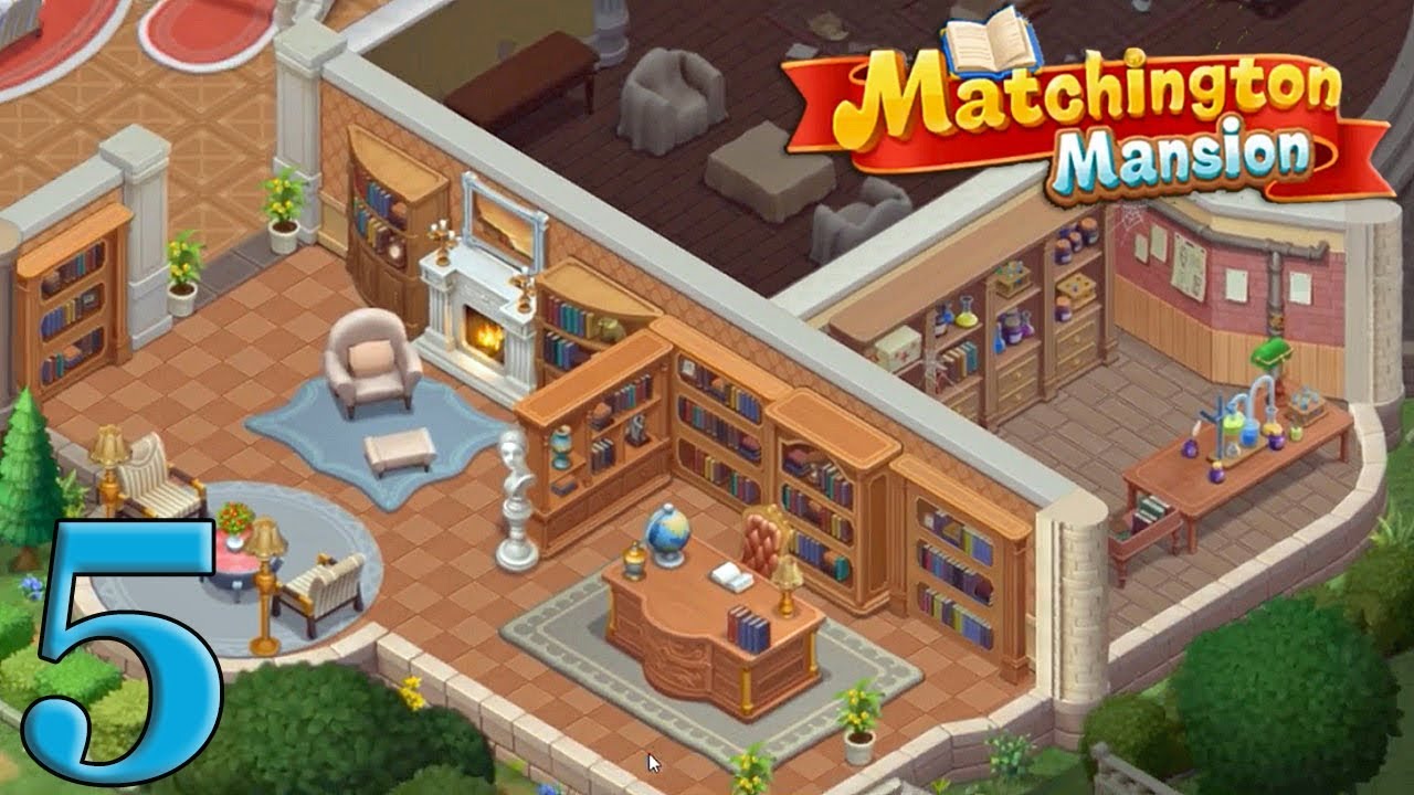 Matchington Mansion Gameplay Story Part 5 Laboratory and Garden - YouTube