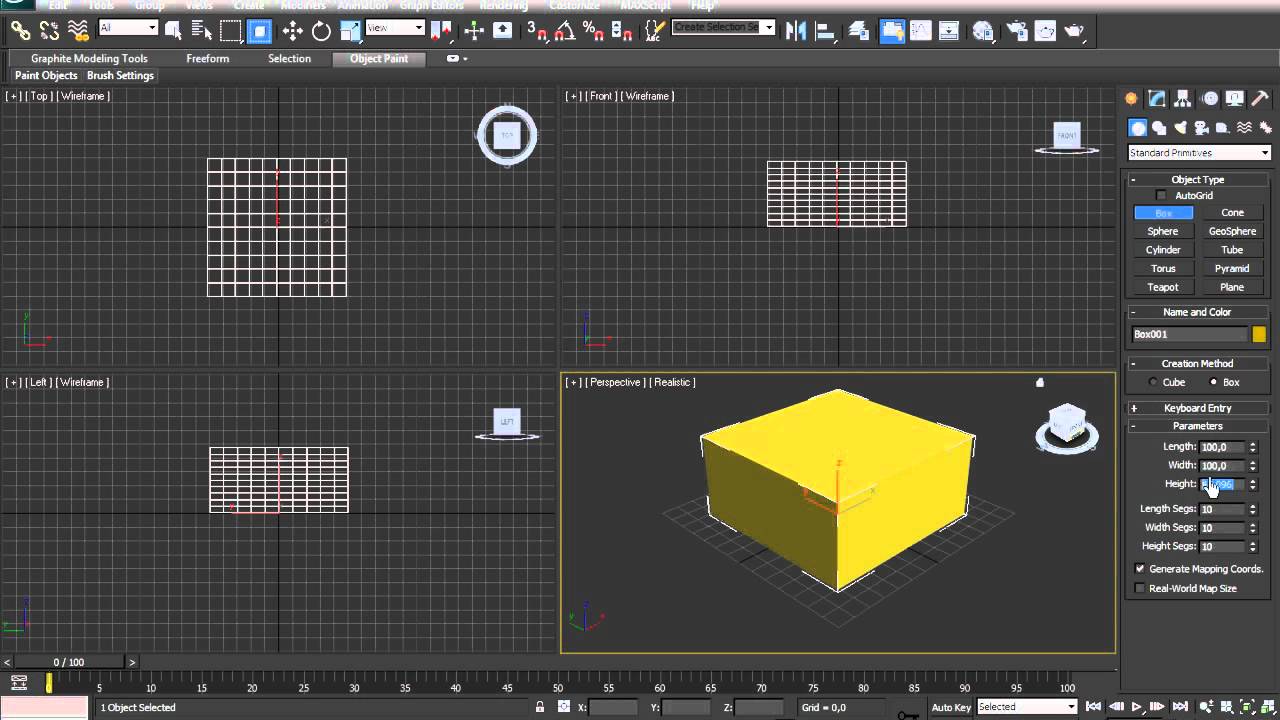 Curso 3ds Max como fazer um BOX - YouTube