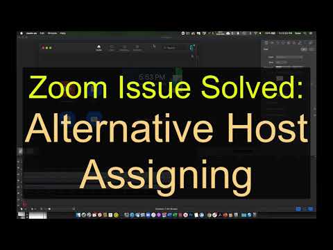 Zoom Problem with Alternative Hosts-Resolved - YouTube