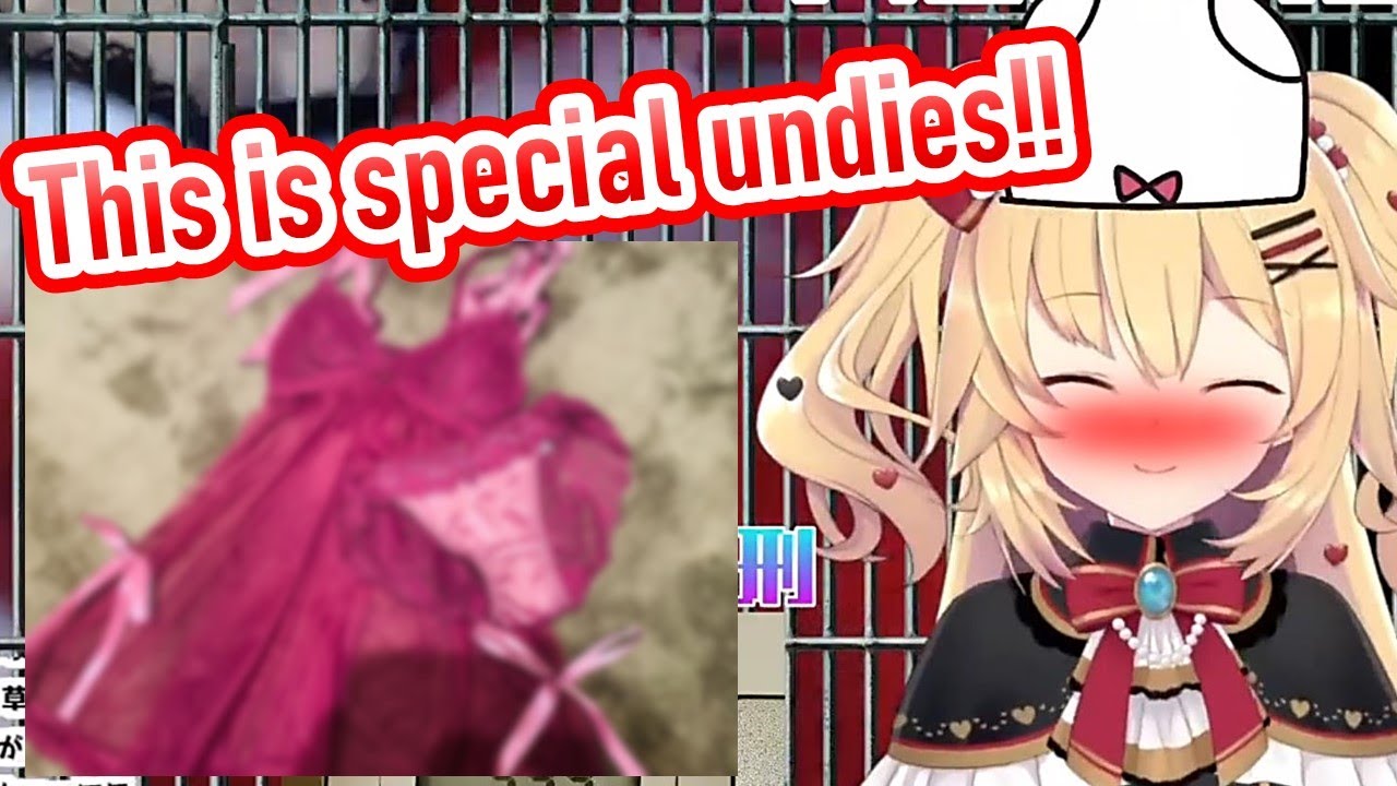 Haachama shows off her special undies.【Hololive/English subtitles ...