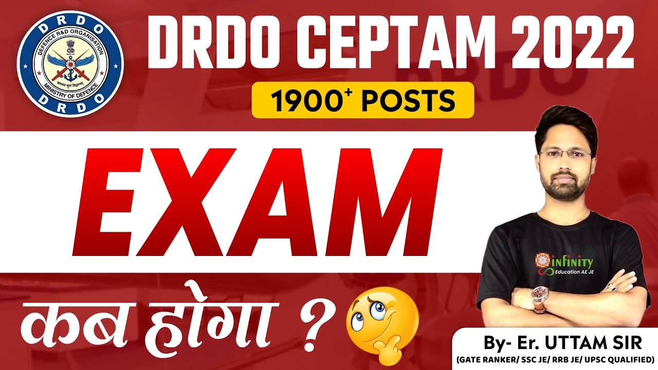 drdo sta b exam date 2022 | drdo ceptam 10 exam date | drdo exam date ...