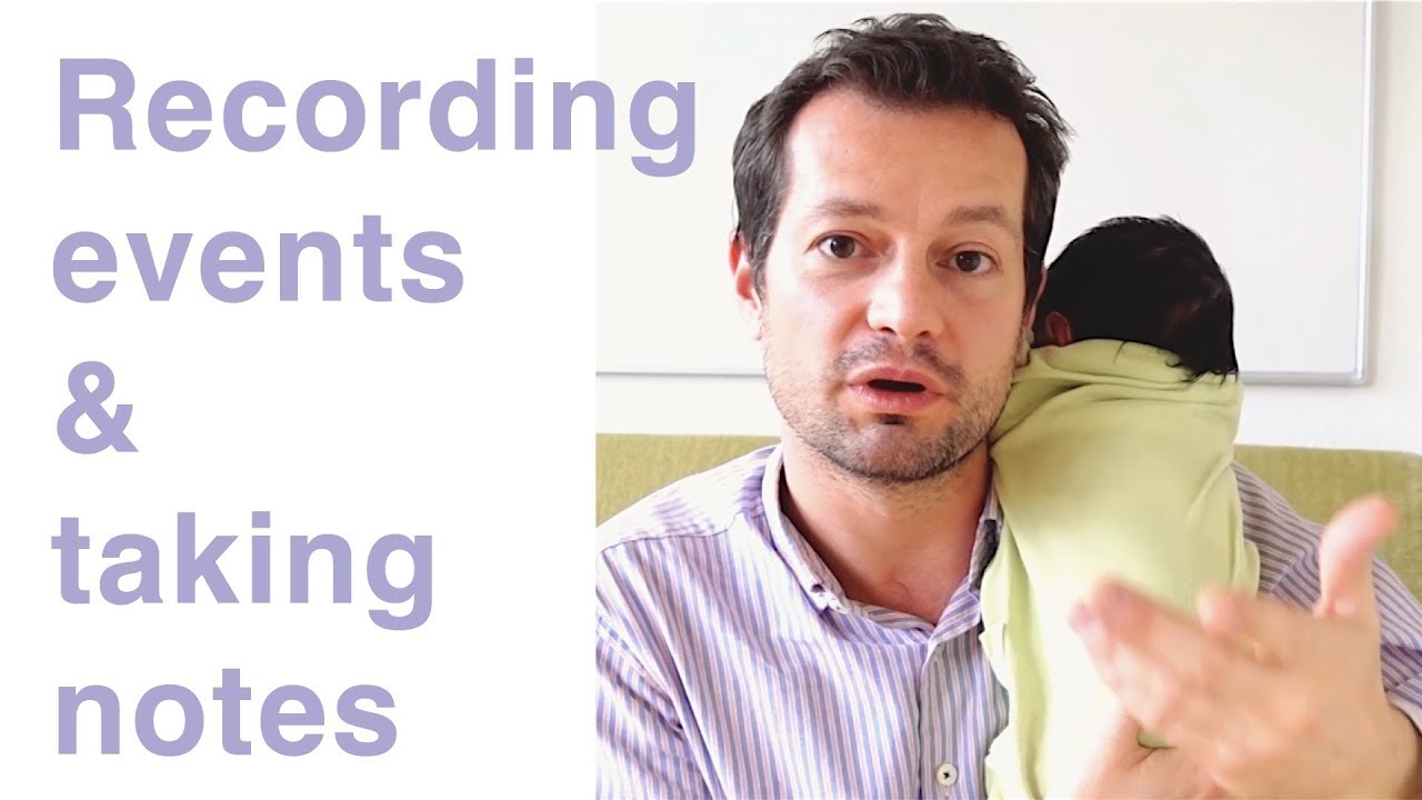 Recording events and taking notes - YouTube