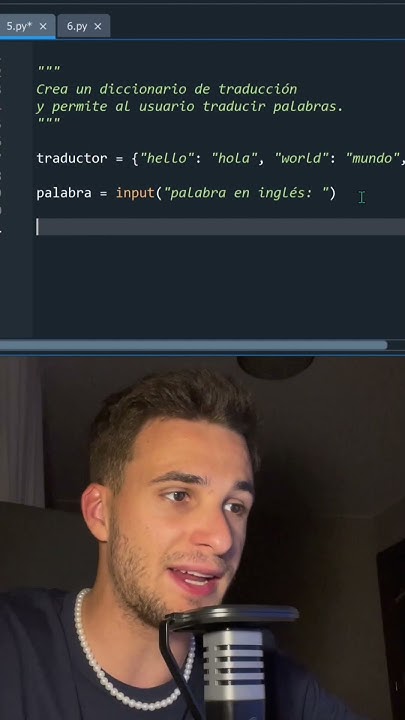 Crea un Diccionario de Traducción en Python y Traduce Palabras 📖🔄🐍 ...