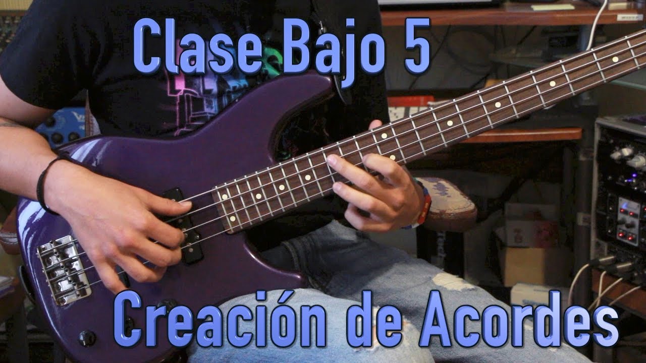 Clase de bajo 5 | Como tocar acordes compuestos en Bajo (Creación de ...