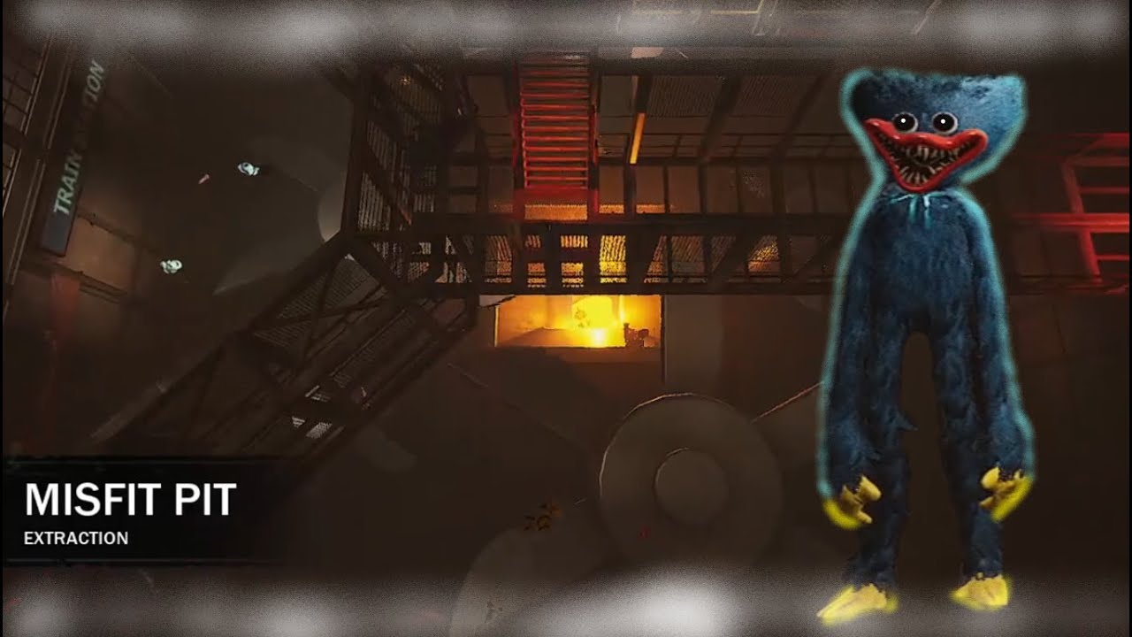 Playing as Huggy Wuggy on the new !MISFIT PIT! map (Project Playtime ...