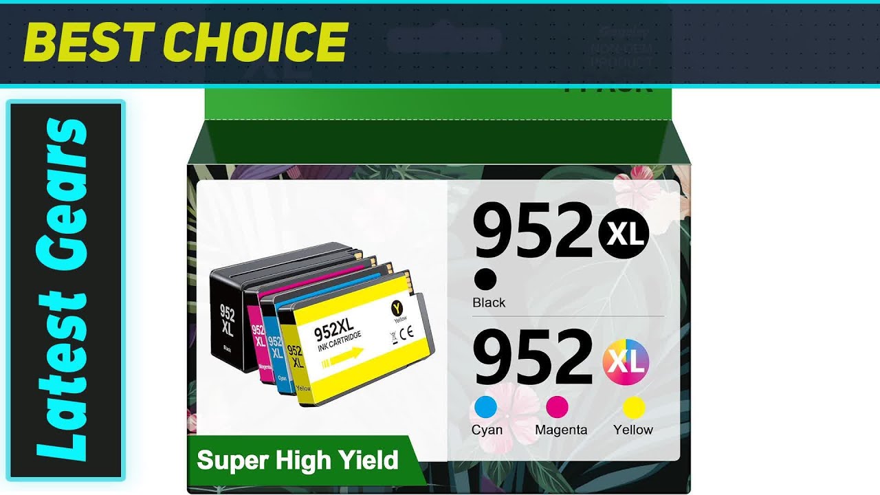 Best 952XL Ink Cartridge Alternative for HP Officejet Pro Printers ...