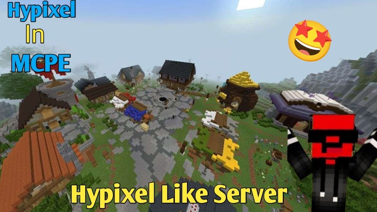 Best Hypixel like server for Minecraft Bedrock edition|| Hypixel like server for MCPE - YouTube