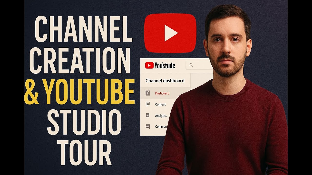How to Create a YouTube Channel + Full YouTube Studio Tour (2025 Guide ...