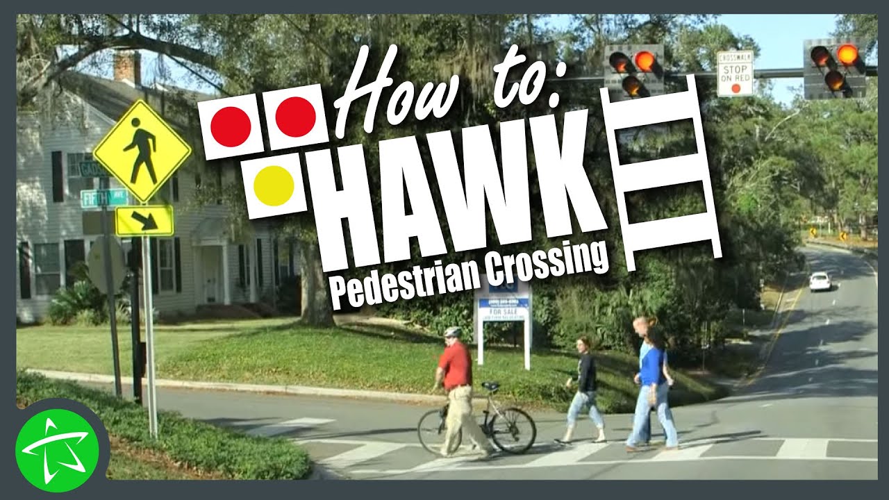 HAWK pedestrian crossing "How To" - YouTube