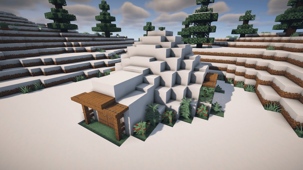 Minecraft: How To Build a Igloo - YouTube