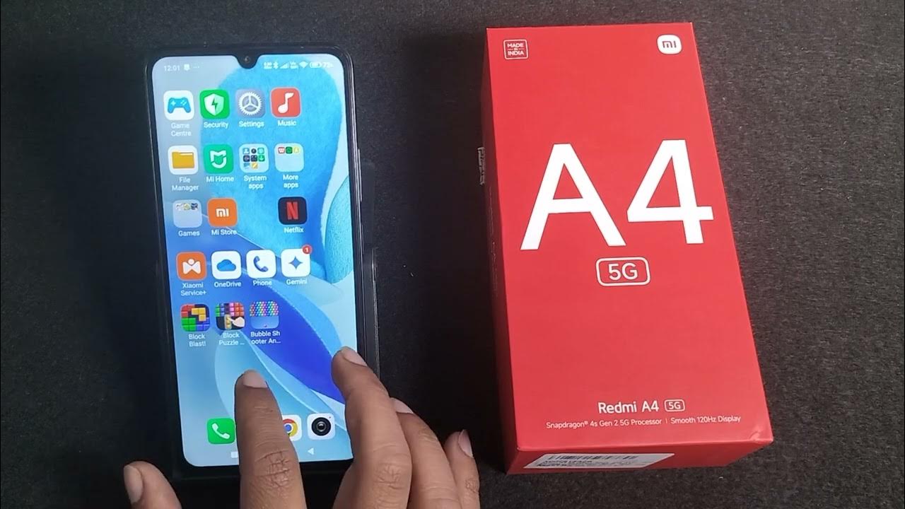 How to enable auto rotate screen in Redmi A4 5G || Redmi me auto rotate screen kaise kare - YouTube