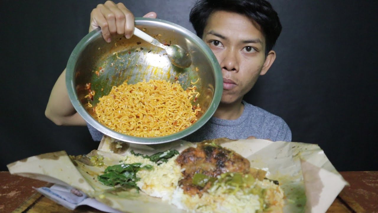 BANG MAKAN NASI PADANG PAKE MIE GEPREK 3 - YouTube