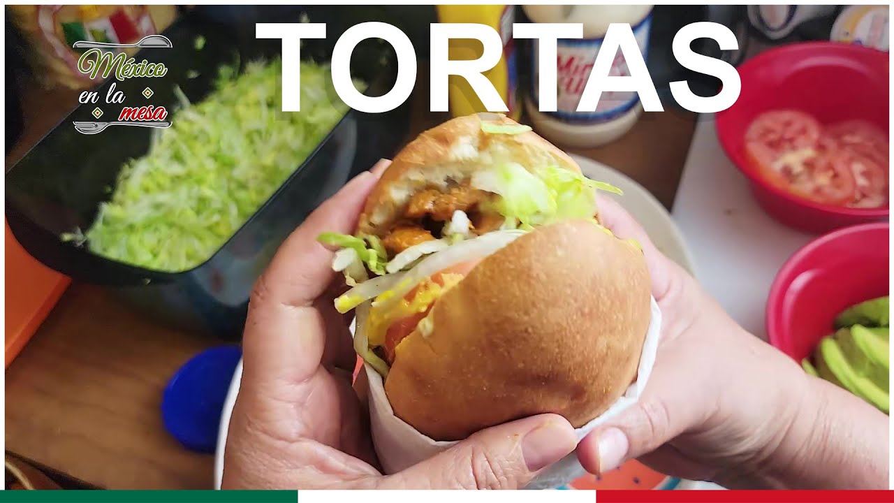 Tortas / Lonches De Carne Adobada Receta Sencilla Pero Muy Rica - YouTube
