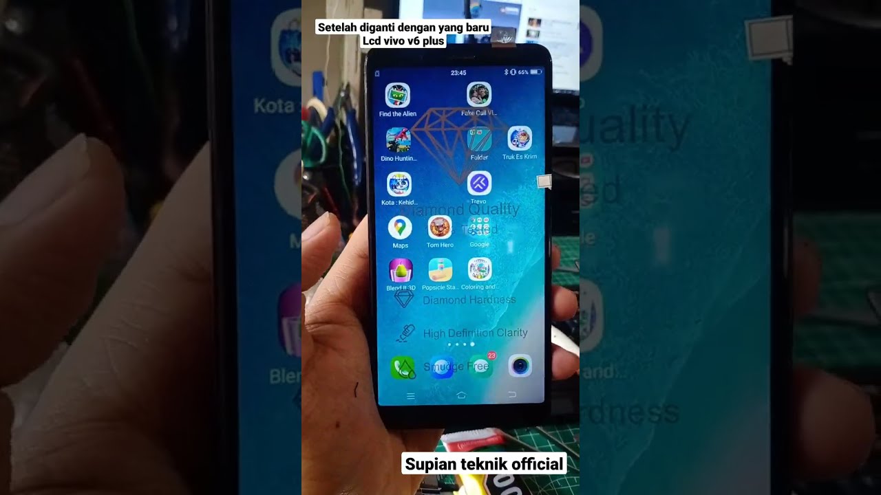 lcd baru vivo v6 plus - YouTube