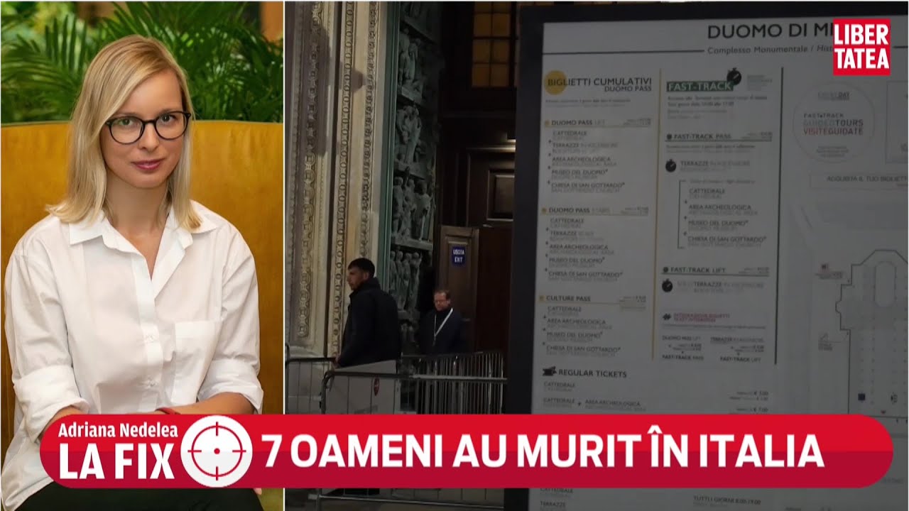 Reporterul Andreea Archip: "La Milano, turismul a scăzut cu 40% de la ...