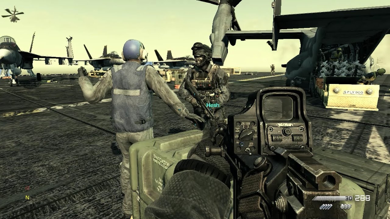 Call of Duty Ghosts Mission 15 All Or Nothing | Defending the Navy Ship ...