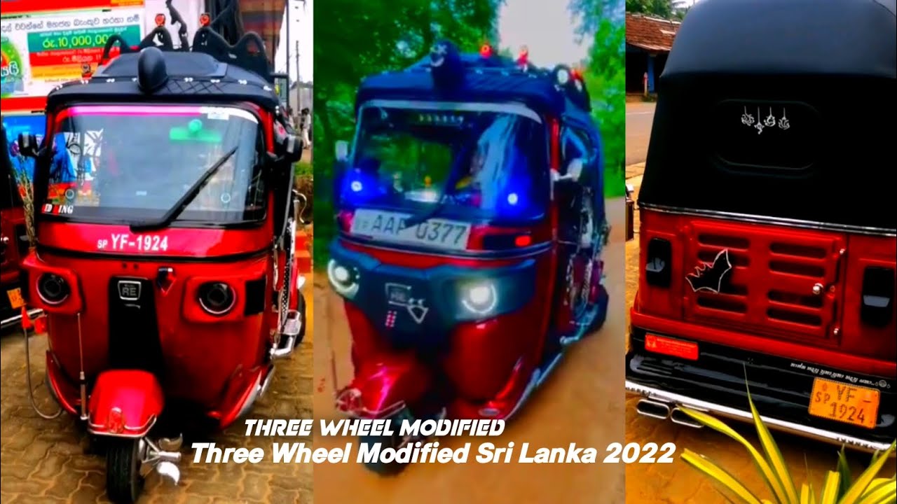 දකුණේ කලාවට ආස අයට 🥰🤤 | three wheel modified🔥three wheel modify sri ...