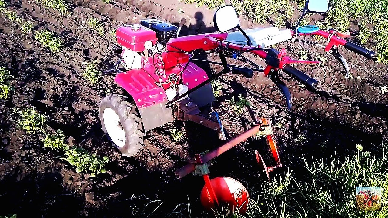 🌱🥔Окучивание картошки дисковыми окучниками 2 часть/Spudding potatoes ...