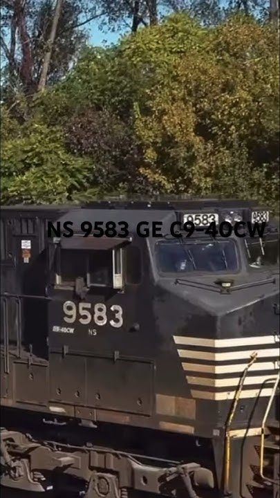 NS 9583 GE C9-40CW LOCOMOTIVE MANIFEST TRAIN NS 7646 GE ES40DC 9/1/22 - YouTube