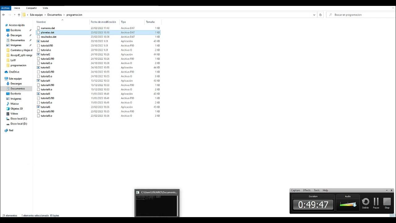 Tutorial Fortran Cap 7 Escribiendo En Ficheros Youtube