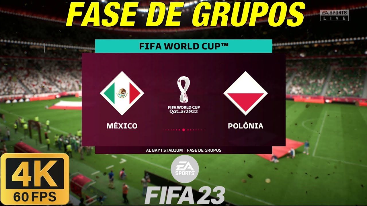 FIFA 23 - MEXICO X POLONIA - COPA DO MUNDO - XBOX SERIES X [4K 60fps ...