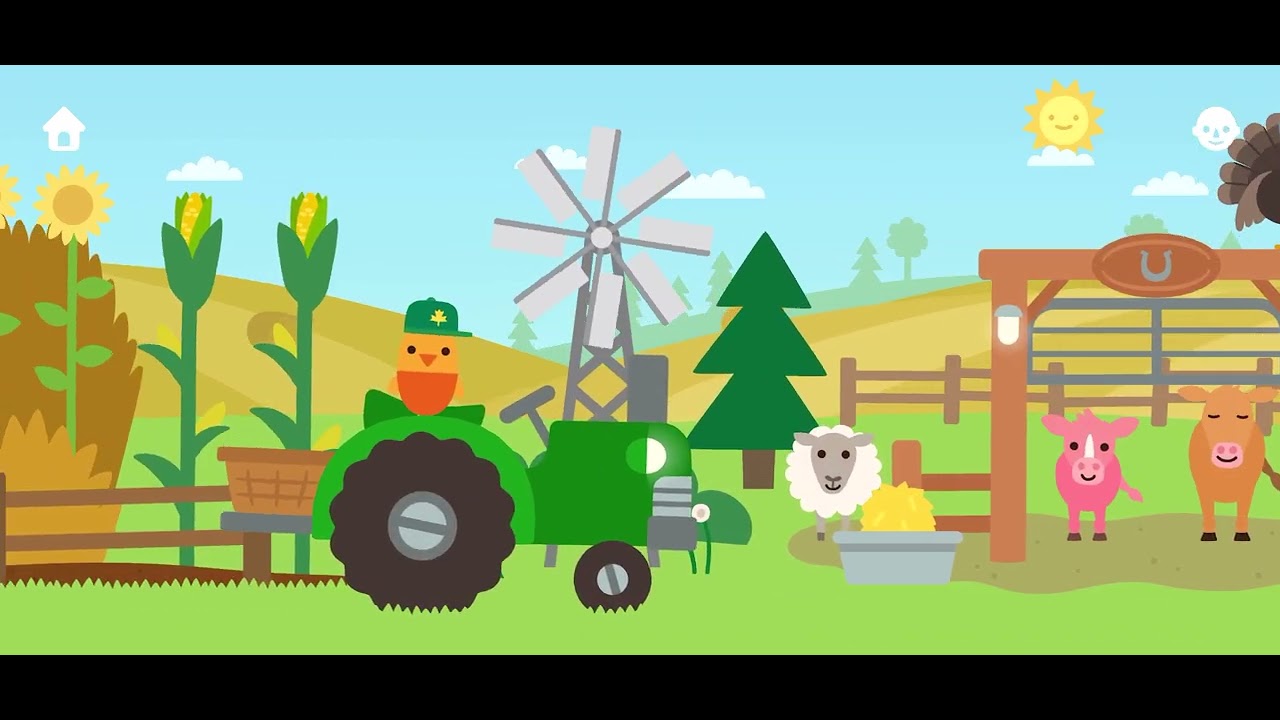 Sago mini world! Creative app for kids interactive farm/ App creativa ...