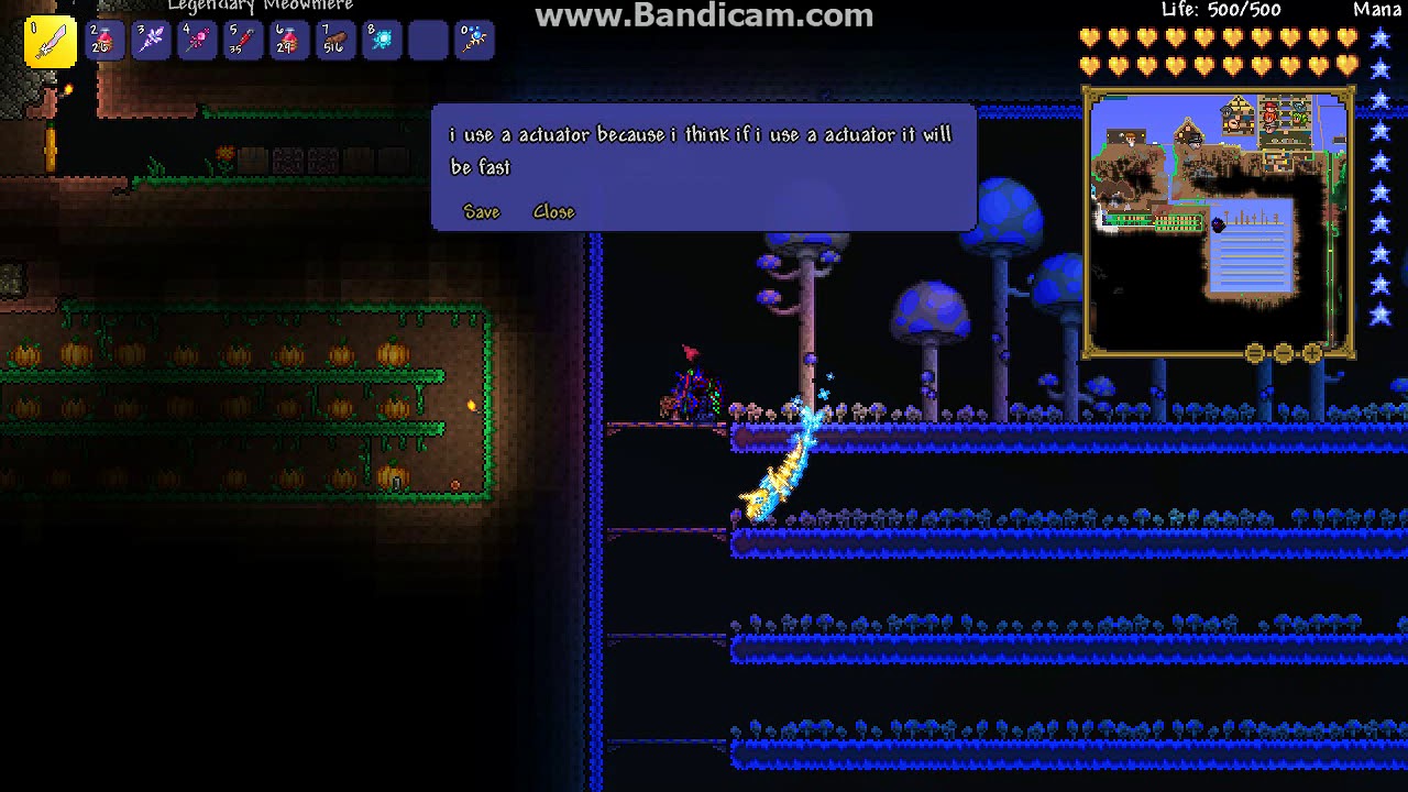 Terraria [Glowing Mushroom AFK farm!] [info,how it work,and how to ...