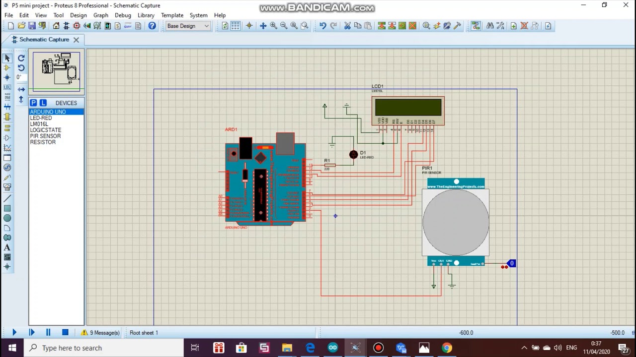 Mini Project P5 "Thief Detector Using PIR Sensor" - YouTube
