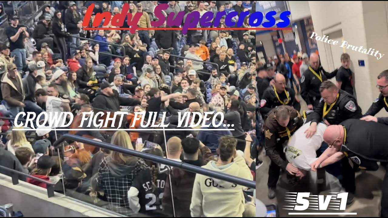 Indy Supercross Crowd Fight Full Video and More! - YouTube