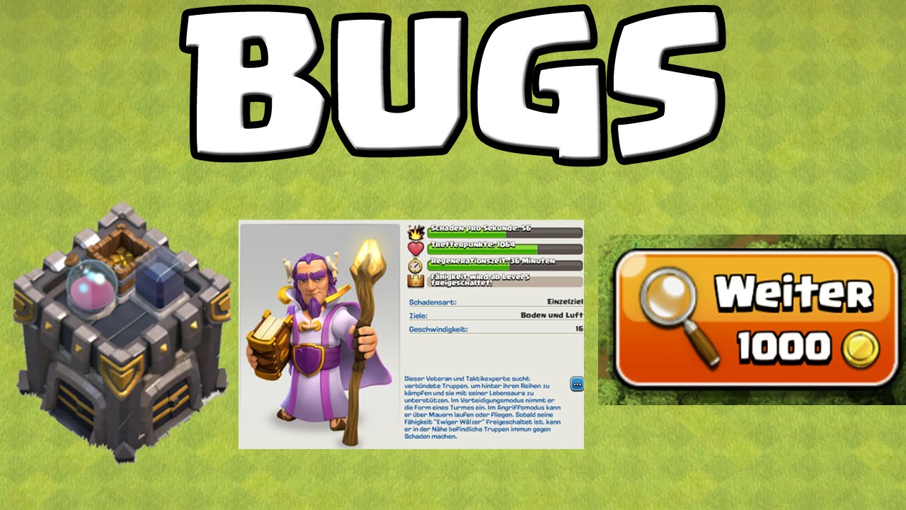 UPDATE BUGS & LOOT || CLASH OF CLANS || Let's Play CoC [Deutsch/German ...