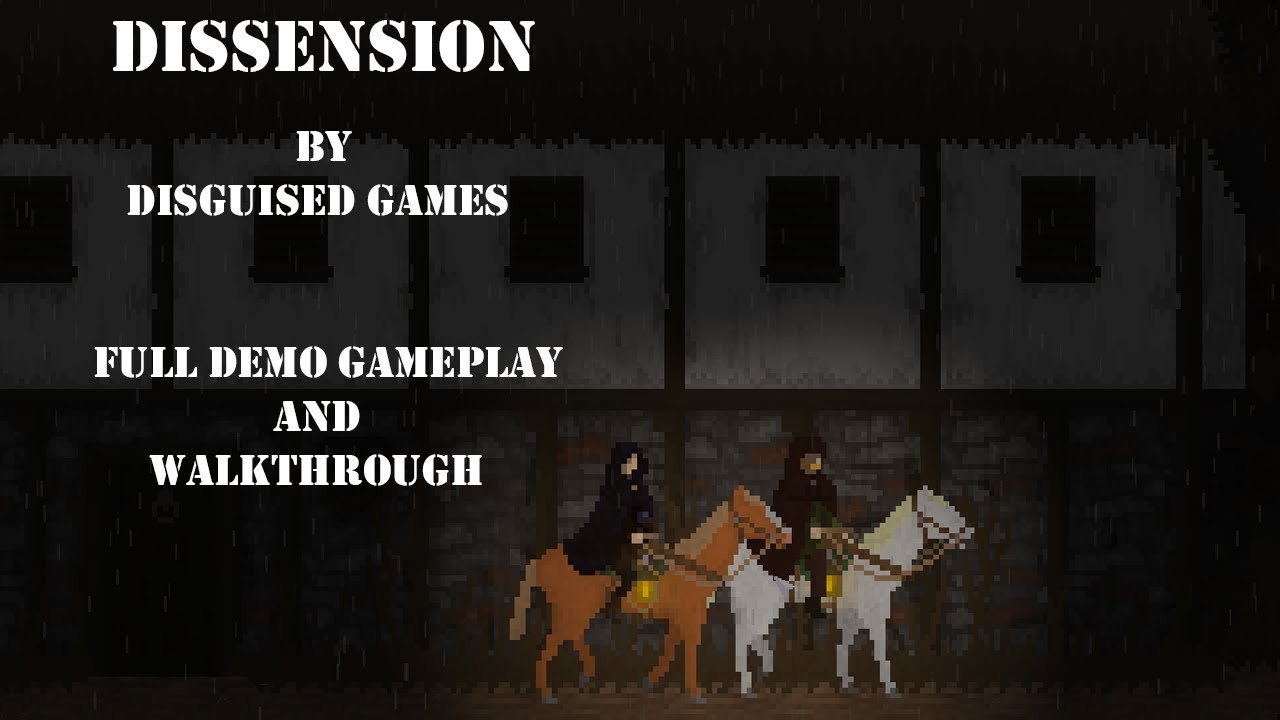 Dissension By Disguised Games | Full Demo Gameplay And Walkthrough | No ...
