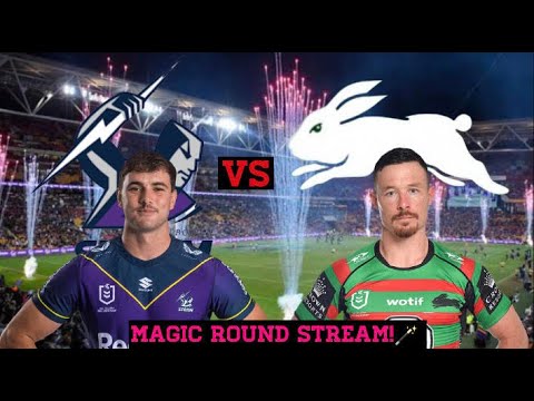 Melbourne Storm vs South Sydney Rabbitohs NRL 2023 Magic Round ...