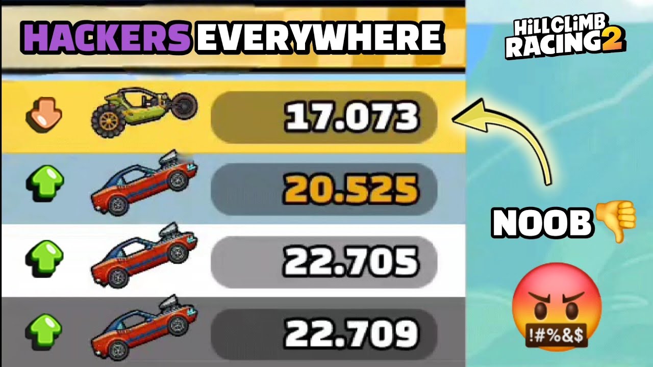 😢HACKER BEAT ME in COMMUNITY SHOWCASE - Hill Climb Racing 2 - YouTube
