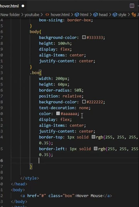CSS Button Hover Effect CSS Animations using HTML & CSS #shorts - YouTube