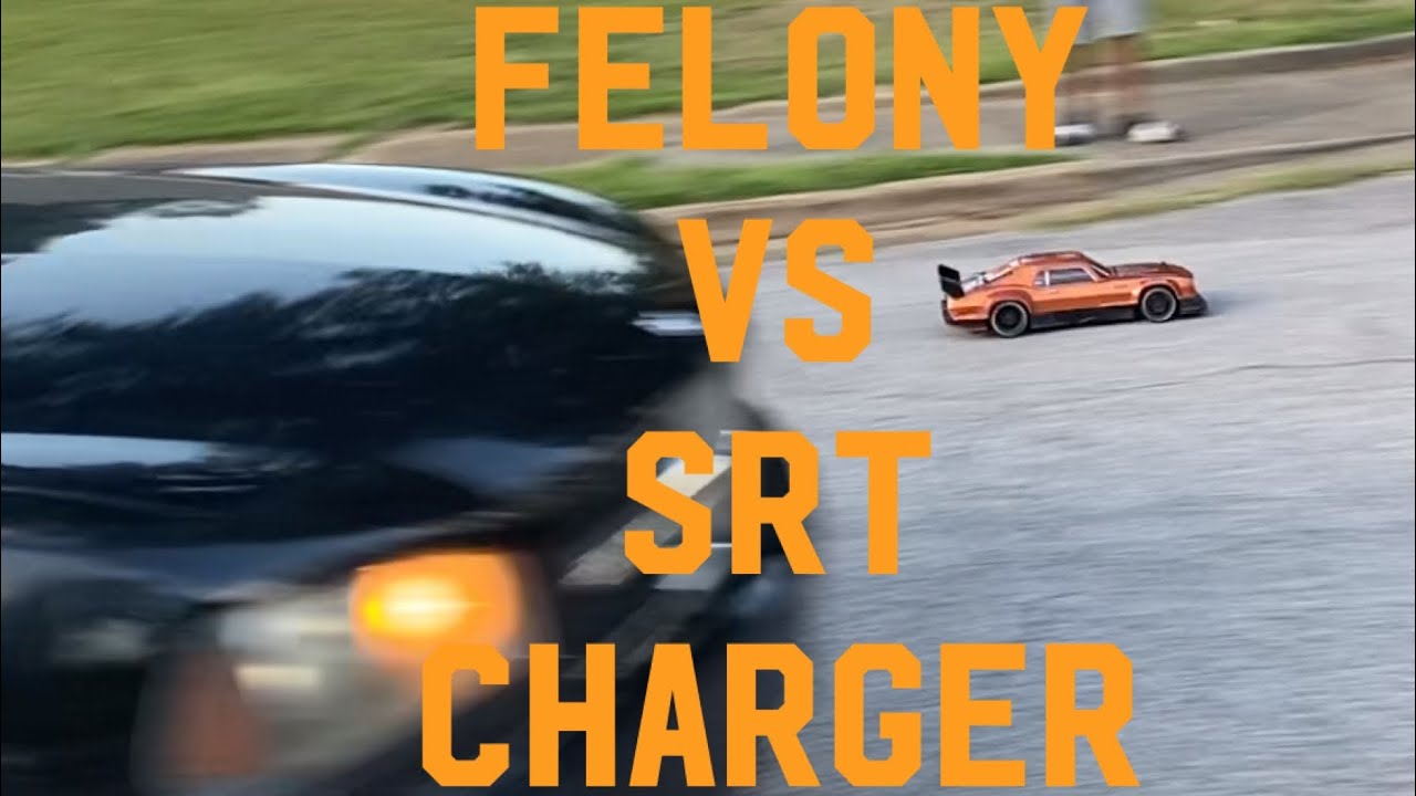 Arrma Felony remote control car vs Srt Charger #rc #arrma # ...