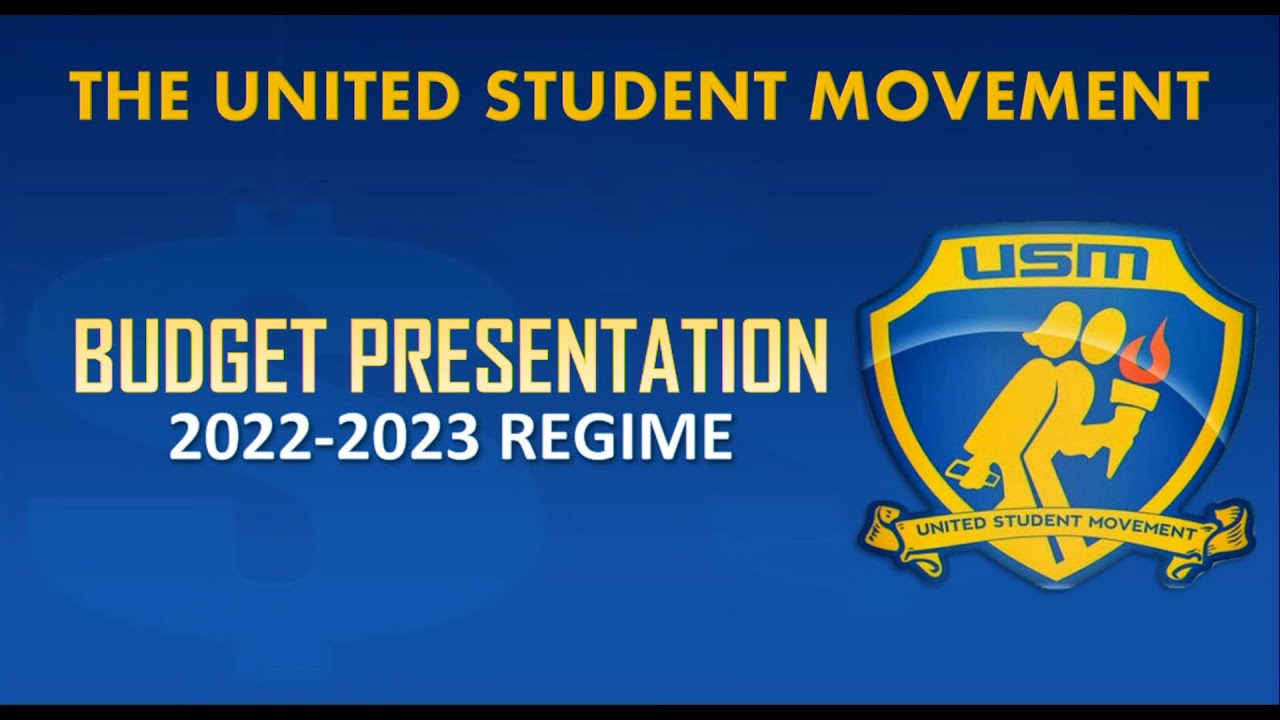 NCU USM Budget Presentation 2022 - YouTube