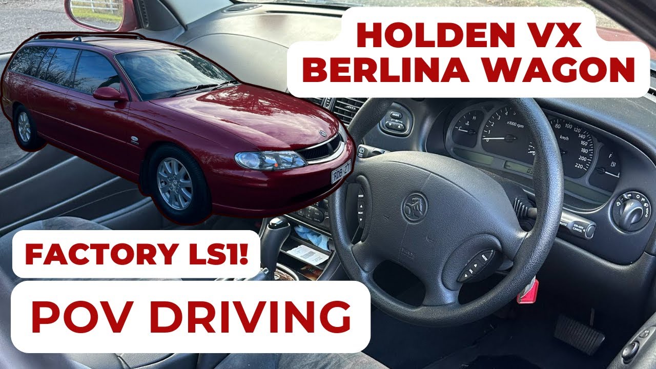 Driving a VX Berlina LS1 Family Wagon - YouTube