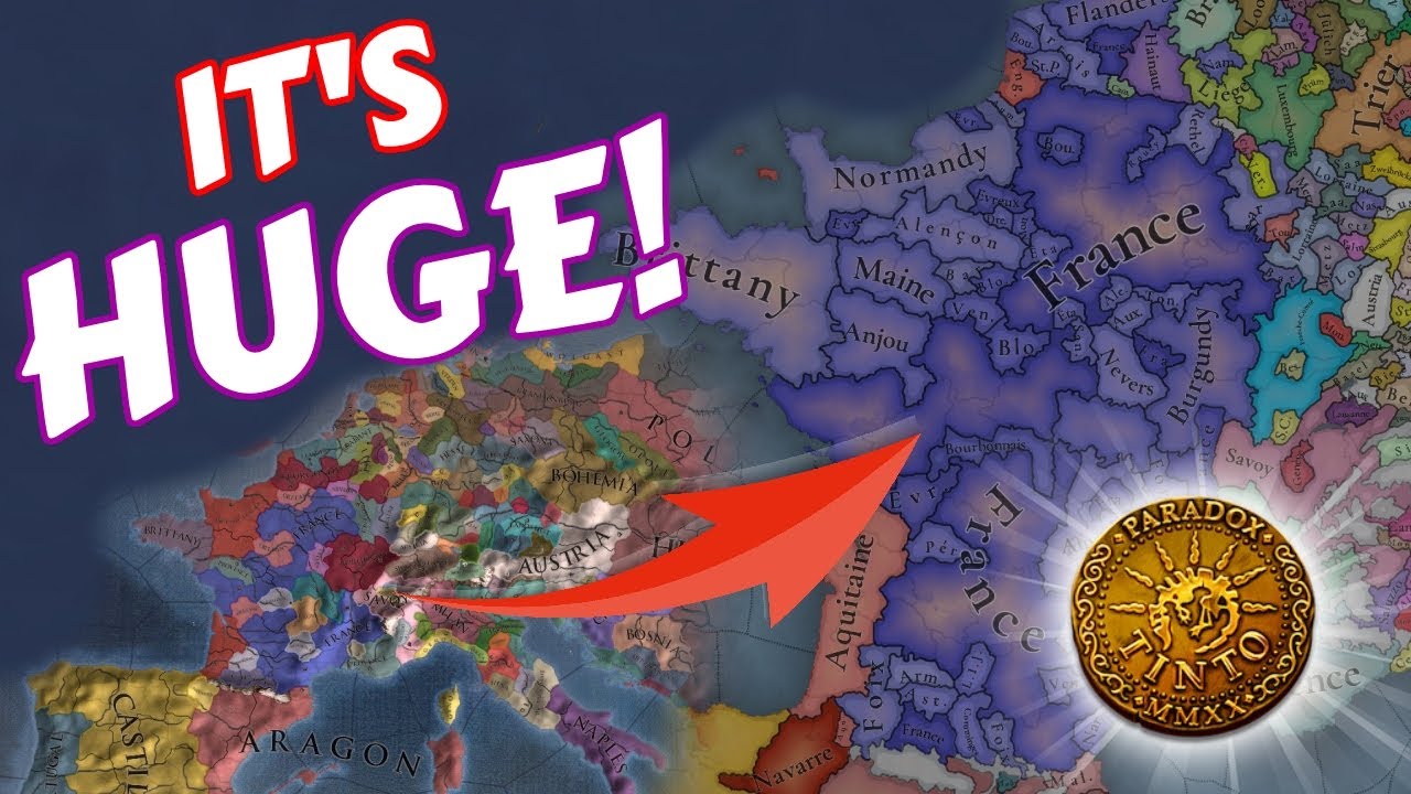 The TRUE SCALE of EU5's Map! - YouTube
