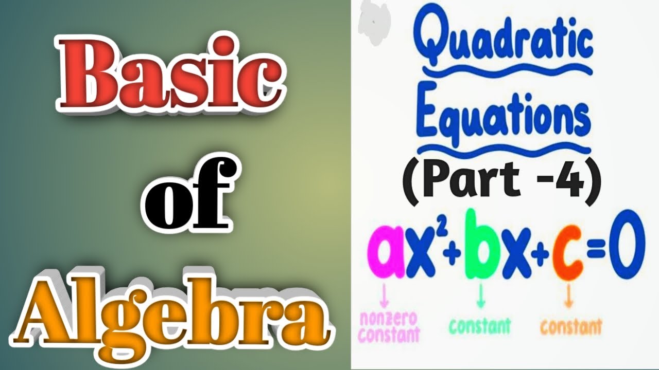 How to solve statement questions by making quadratic equations - YouTube