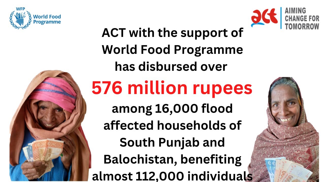 ACT and WFP unconditional cash support programme - YouTube