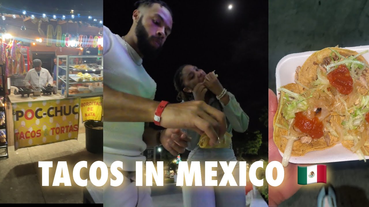 Trying REAL STREET TACOS In Mexico - YouTube