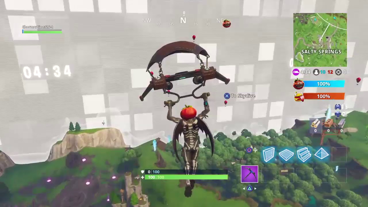 Fortnite FOOD FITE - YouTube