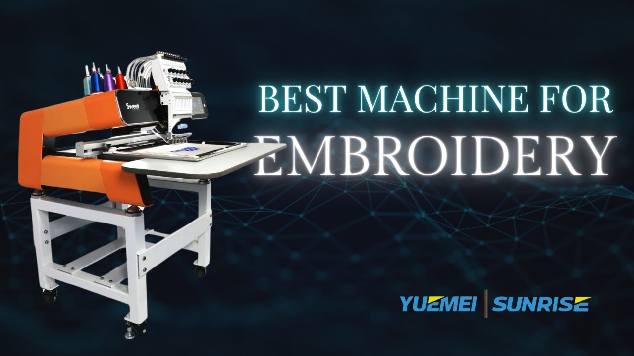 EMBROIDERY MACHINE | YUEMEI SUNRISE. - YouTube