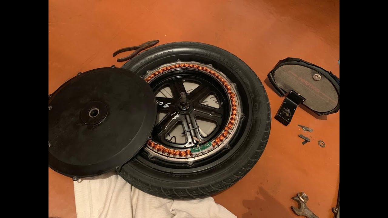 INMOTION V8 Fixing Motor Inside Wheel, Sound Of Friction Inside Wheel ...