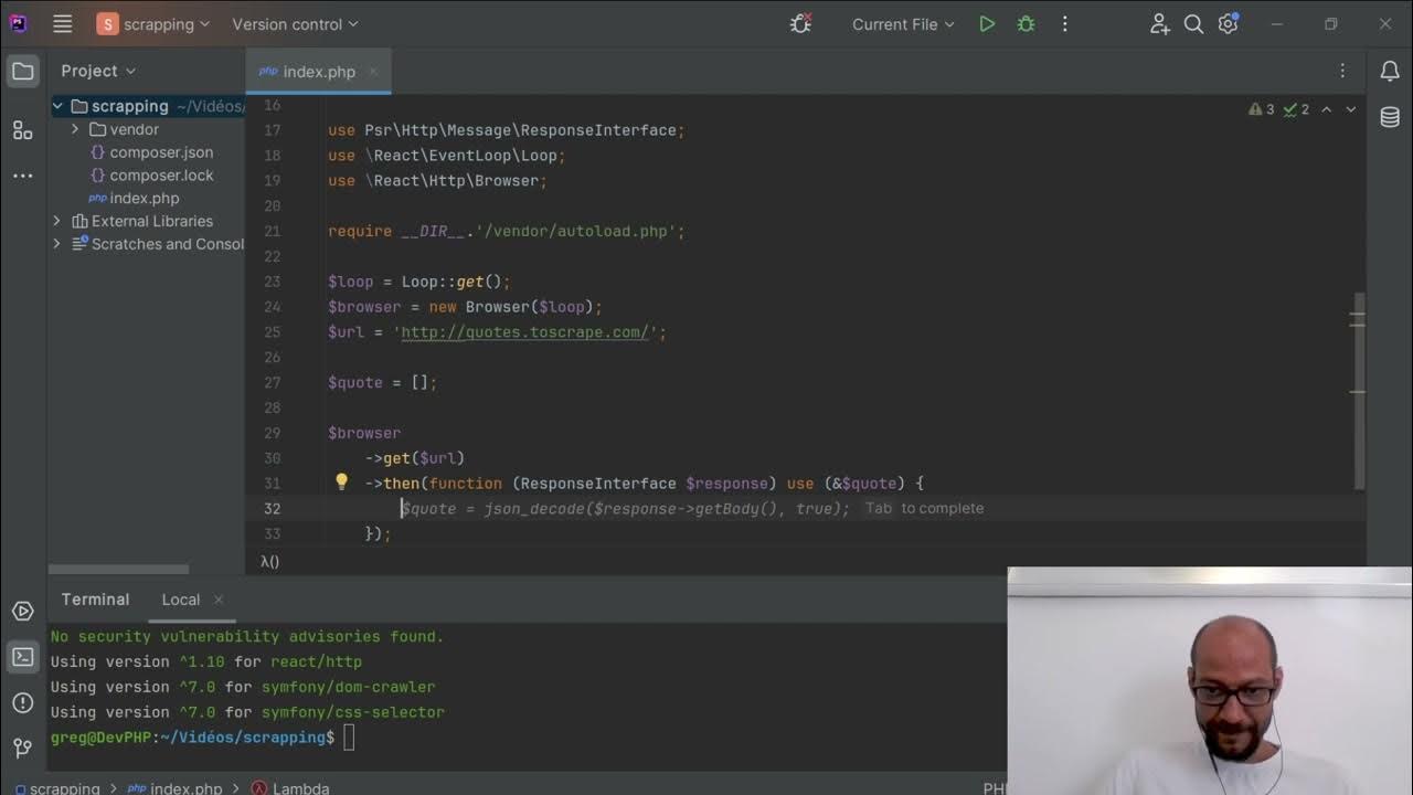 Faire Du Scraping En Php Avec Reactphp Youtube