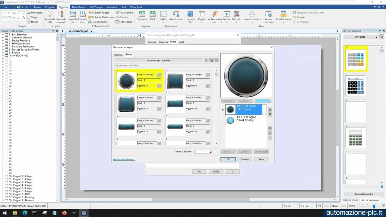 Corso di programmazione pannelli Weintek con EasyBuilder PRO - semplice esempio - YouTube