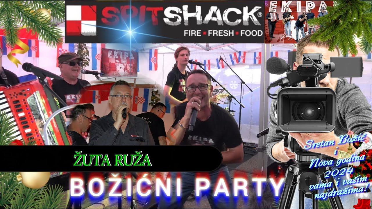 SPITSHACK - CHRISTMAS PARTY & EKIPA BAND - ŽUTA RUZA - YouTube