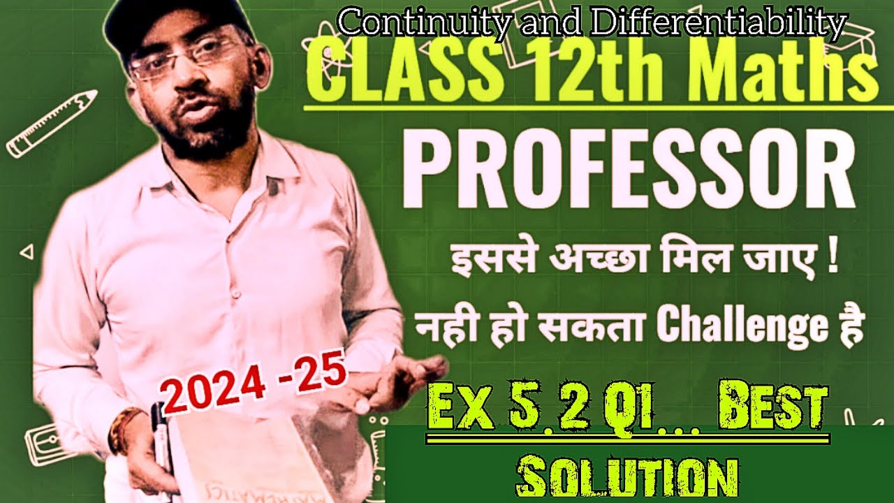 Class 12 Ex 5.2 Q1 Math | differentiation | Chapter 5 | Q1 Ex 5.2 Class 12 Math | Ex 5.2 Q1 ...